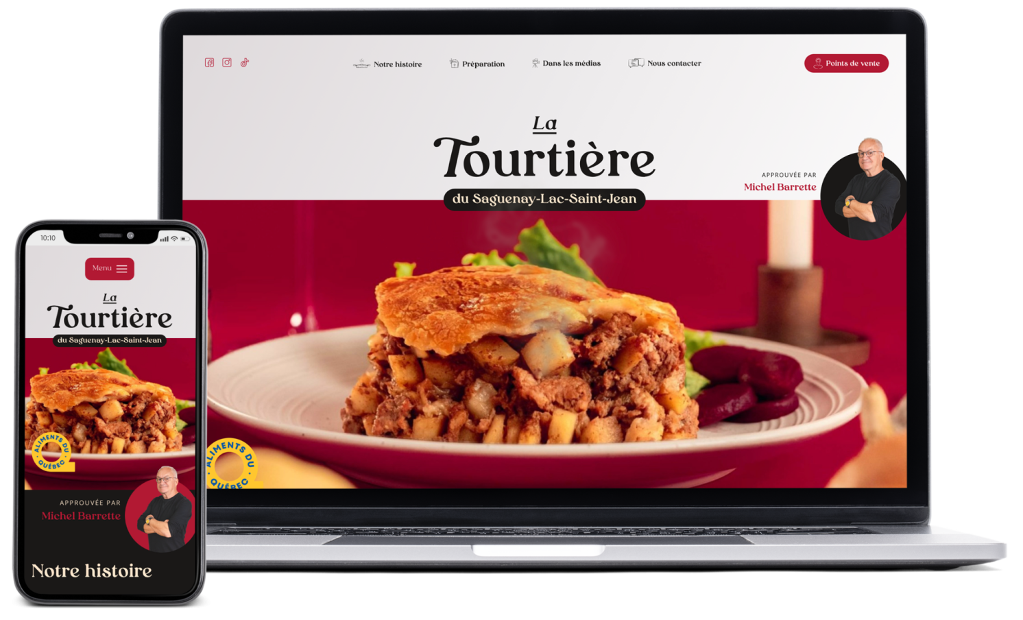 La Tourtière du Saguenay-Lac-Saint-Jean | Nubee | Stratégie + Web + Design